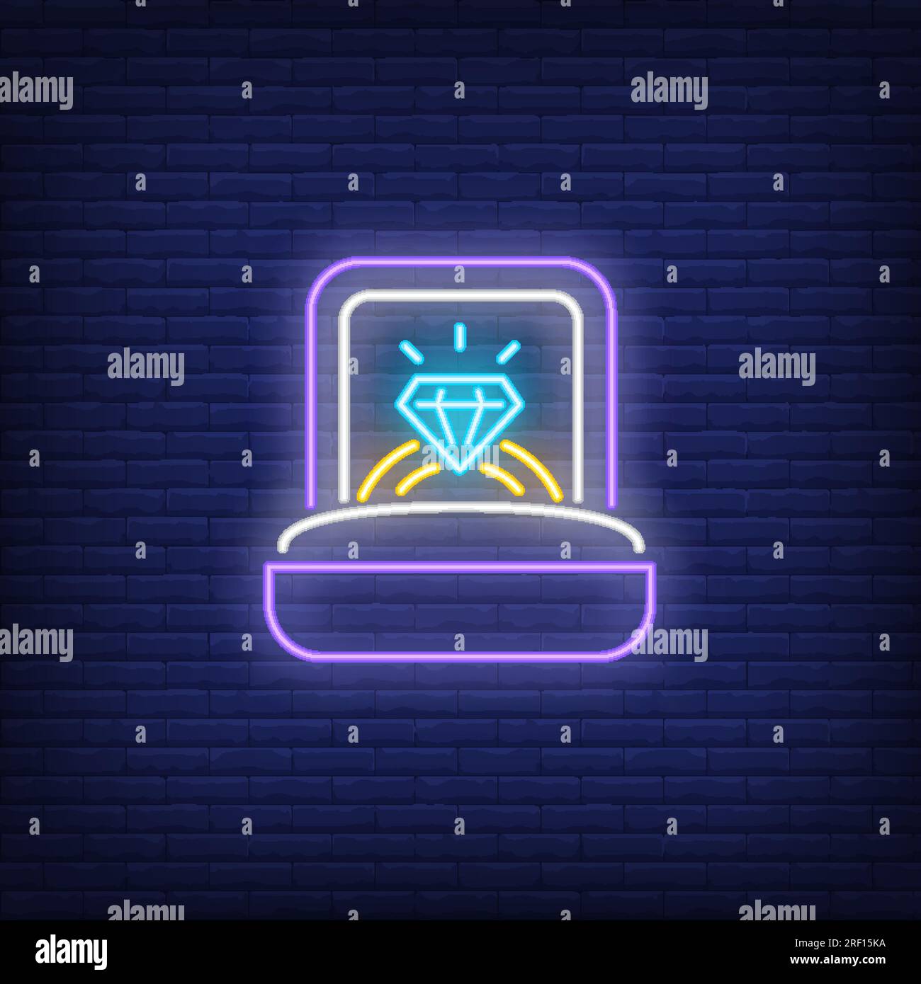 Neon proposal Stock Vector Images - Alamy