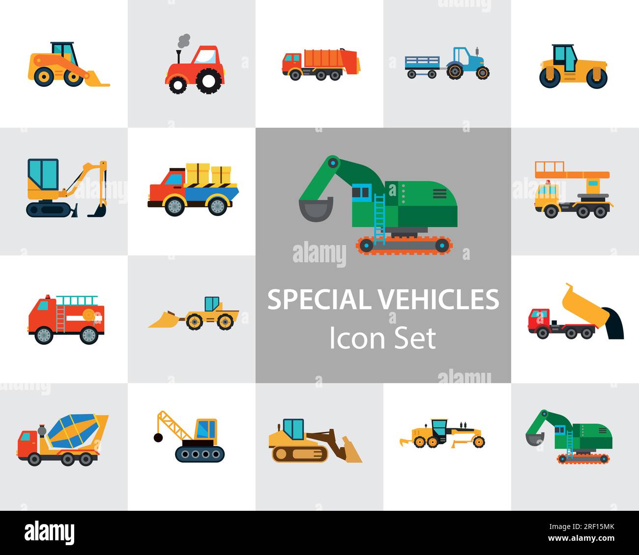 Firefighting vehicles Stock Vector Images - Alamy