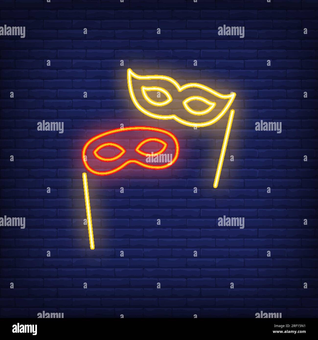 Carnival masks night Stock Vector Images - Alamy