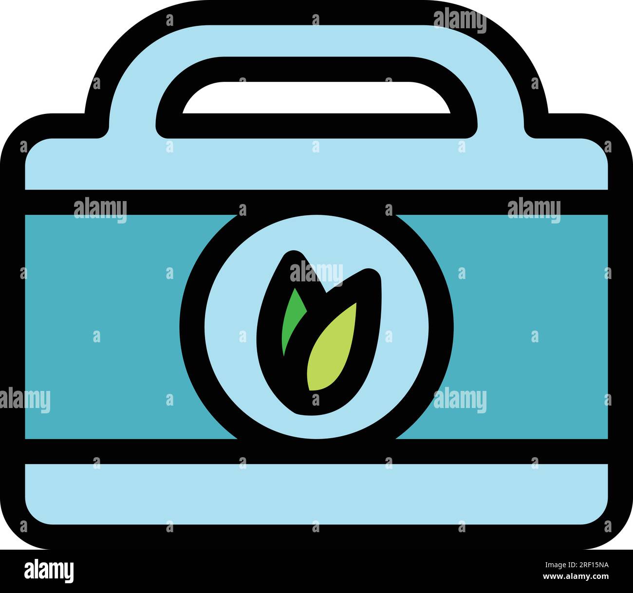 Snack pack icon outline vector. Food package. Plastic chip color flat ...