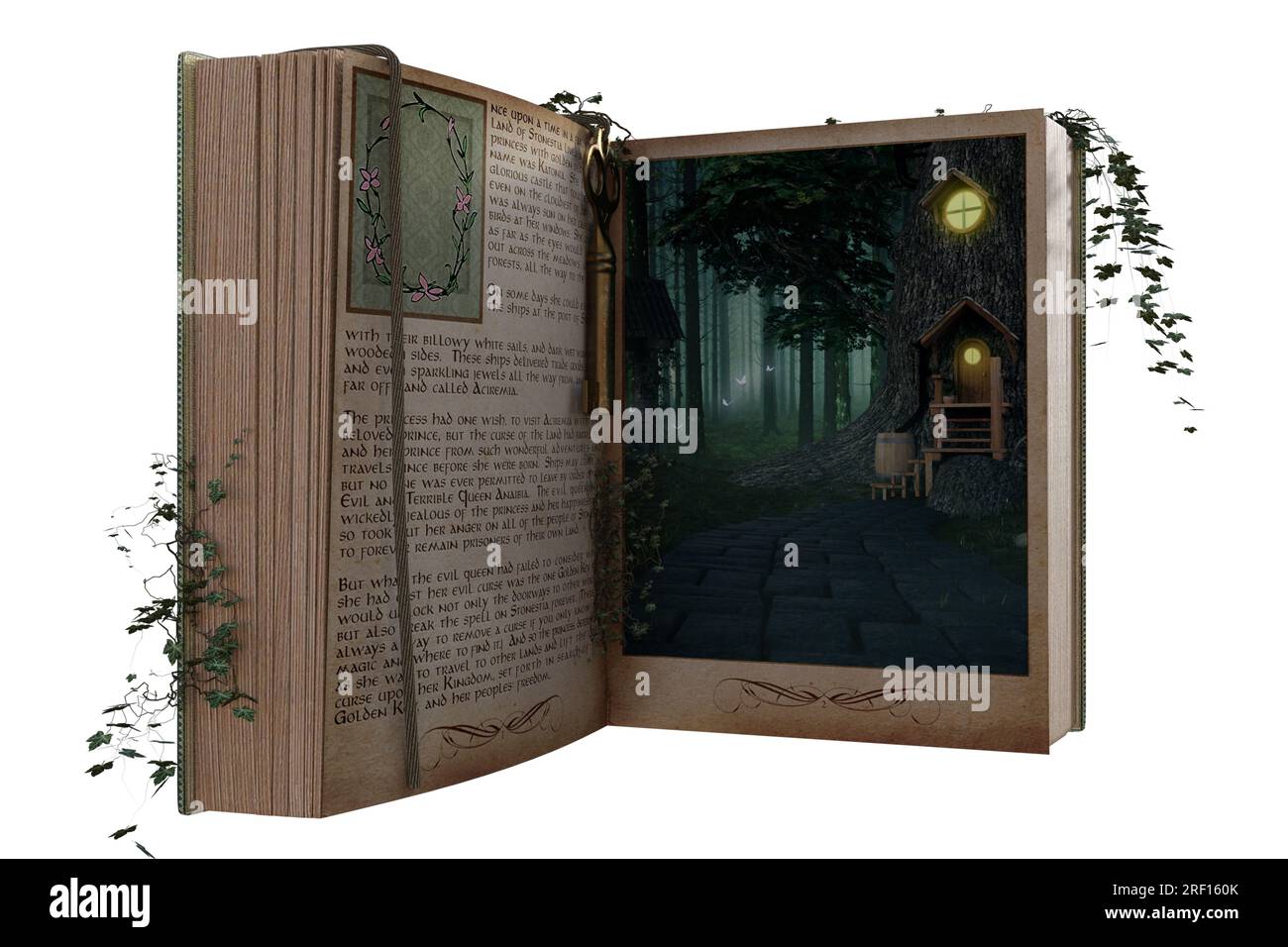 Fantastic fairytale magical landscape view Cut Out Stock Images ...