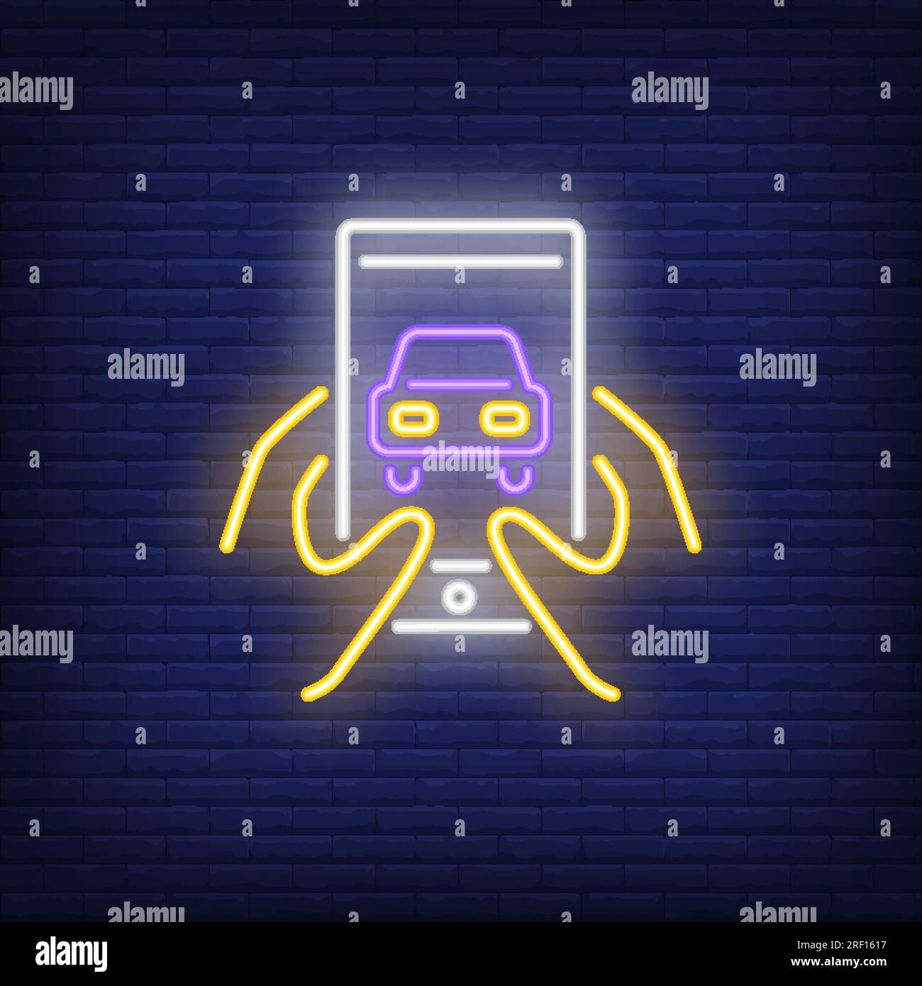 Mobile app neon sign Stock Vector Image & Art - Alamy