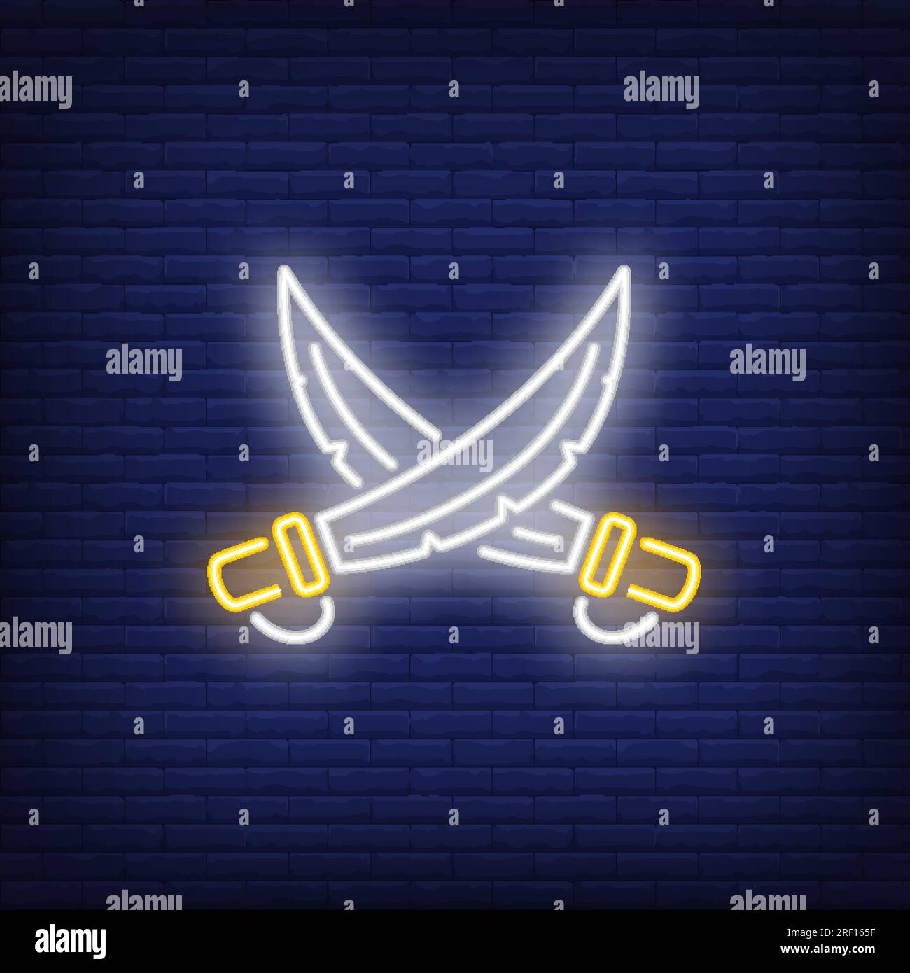 Crossed swords neon sign Stock Vector Image & Art - Alamy