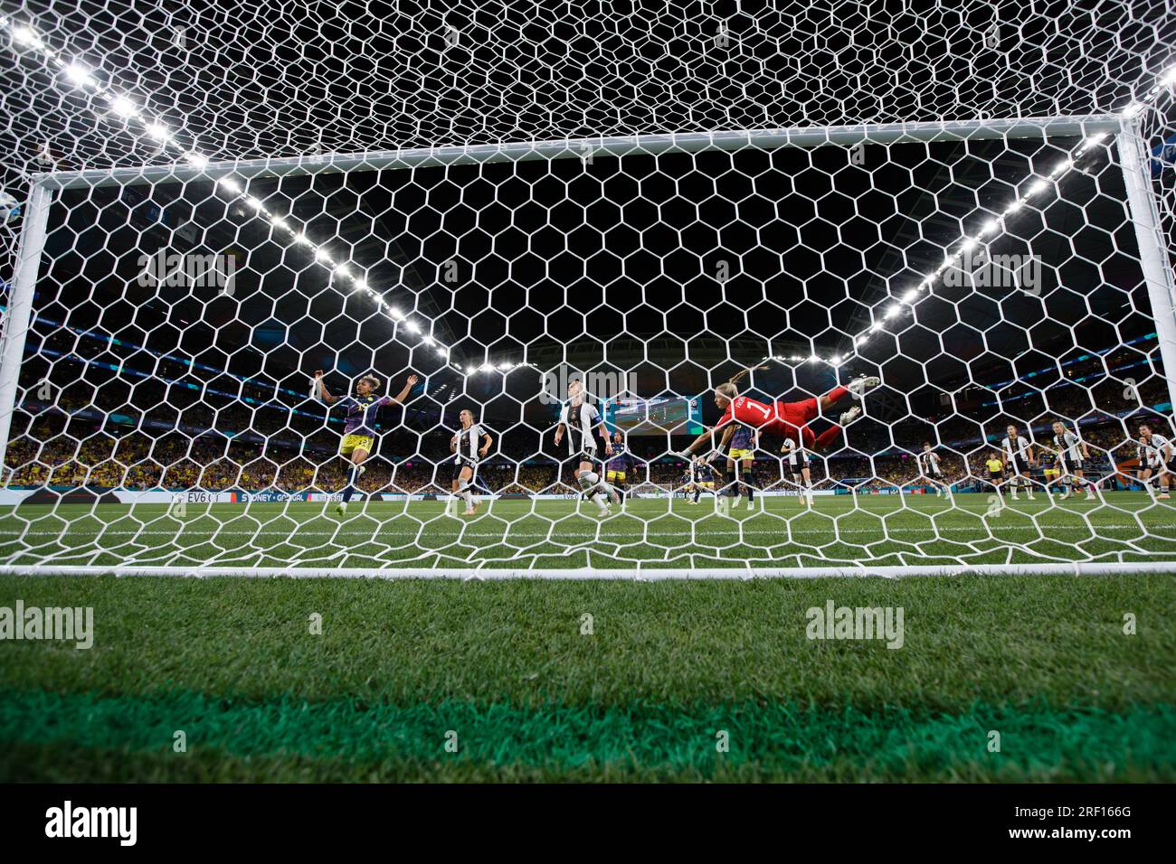 German Cartoon Soccer Dives