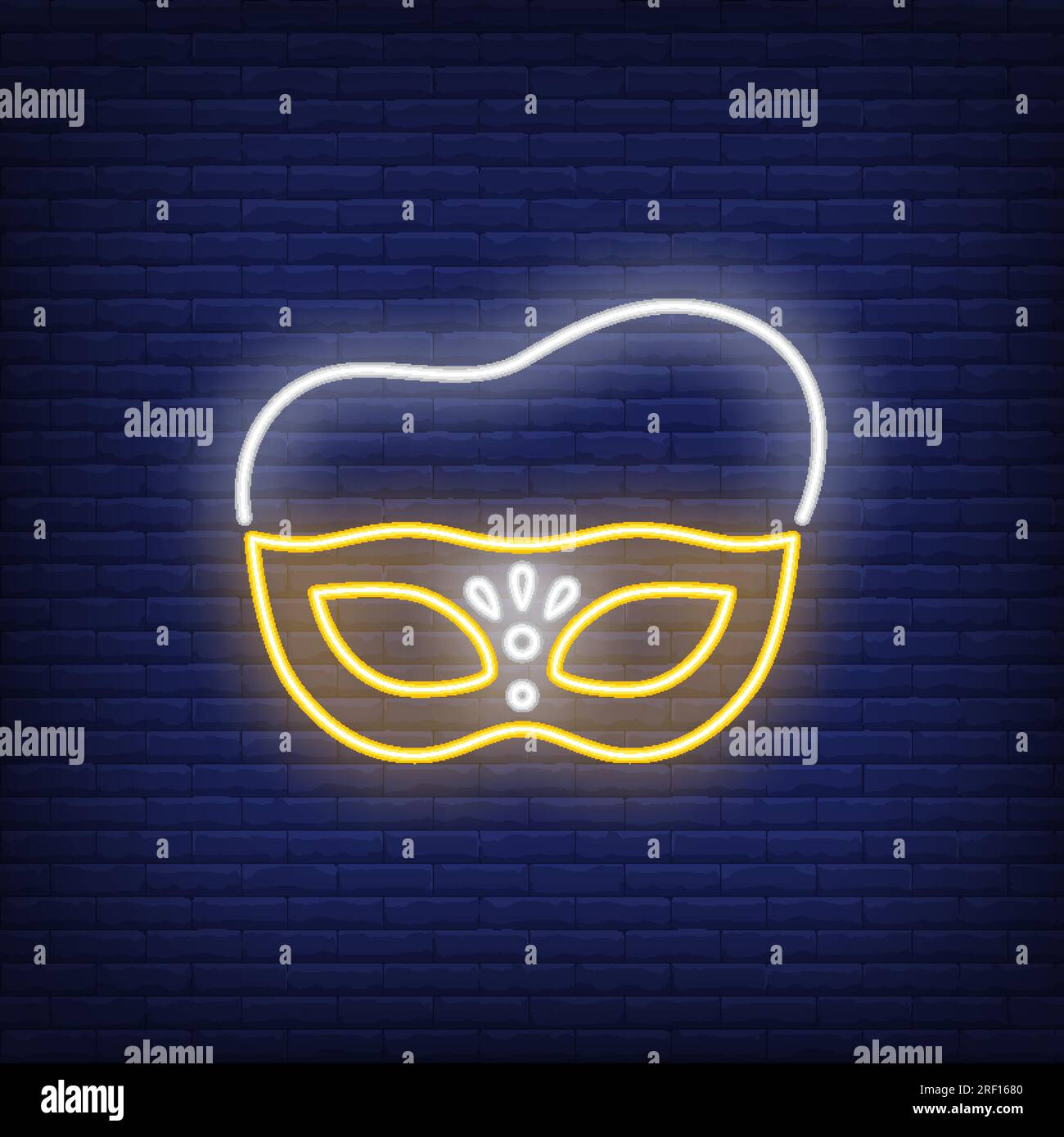 Masquerade mask neon sign Stock Vector Image & Art - Alamy