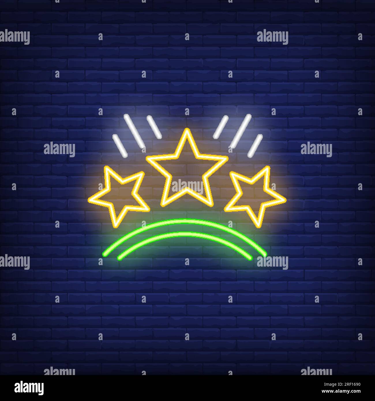 Three stars neon sign Stock Vector Image & Art - Alamy