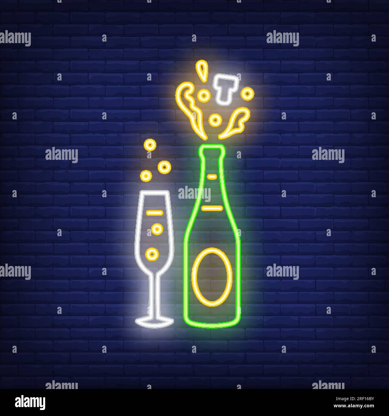 Champagne emblem hi-res stock photography and images - Alamy