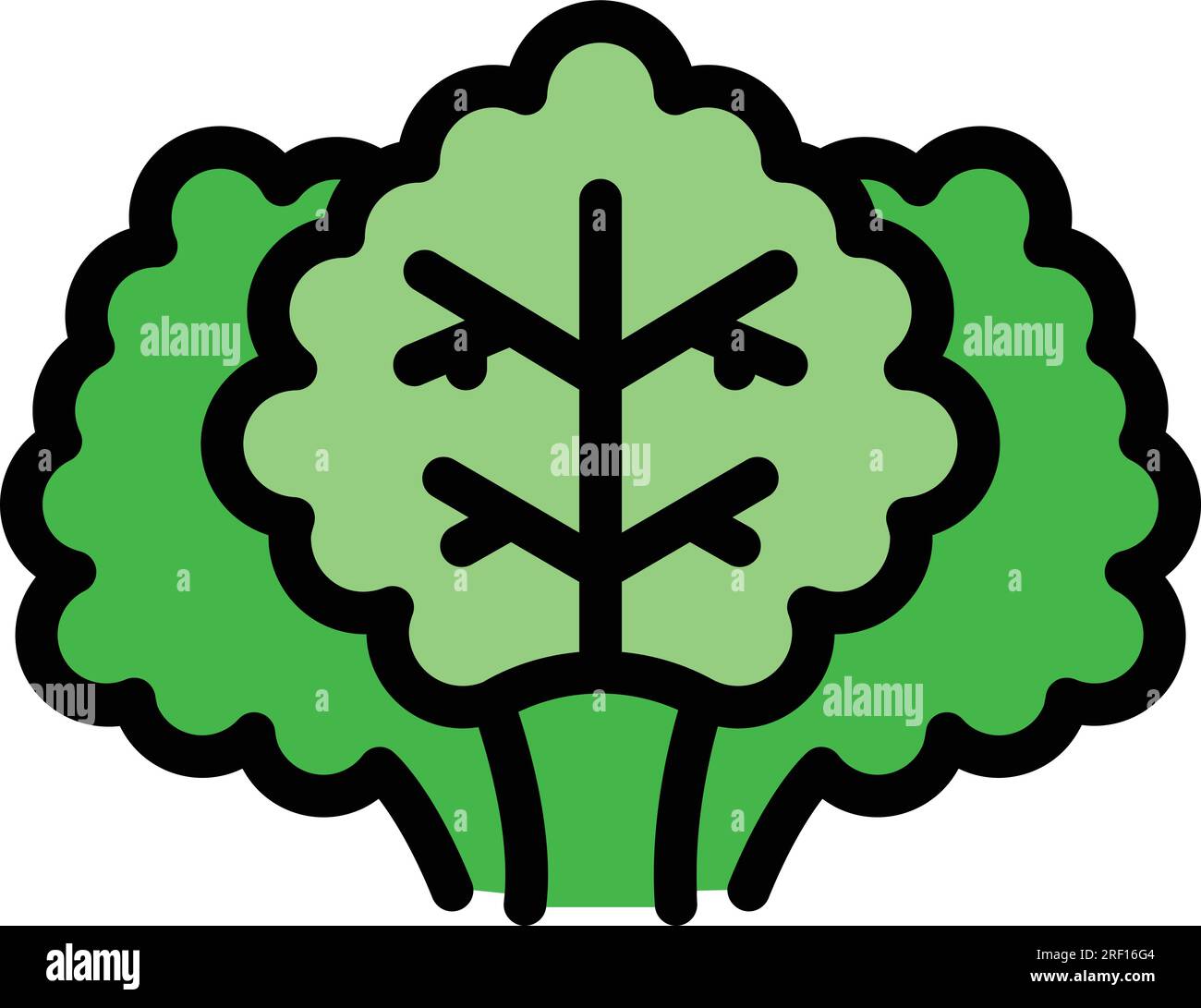 Vegan leaf icon outline vector. Healthy food. Eco free color flat Stock ...