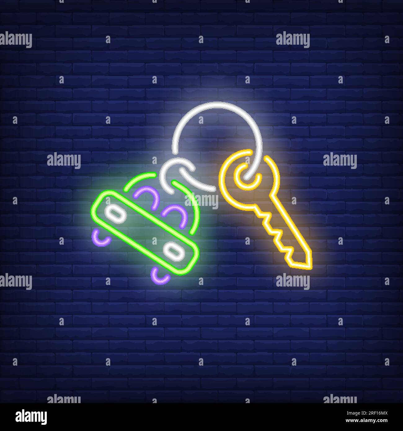 Glowing keys Stock Vector Images - Alamy