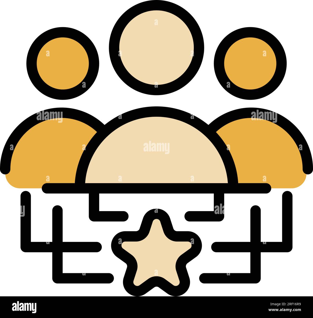 Myth group thinking icon outline vector. Critical think. Mind skill ...