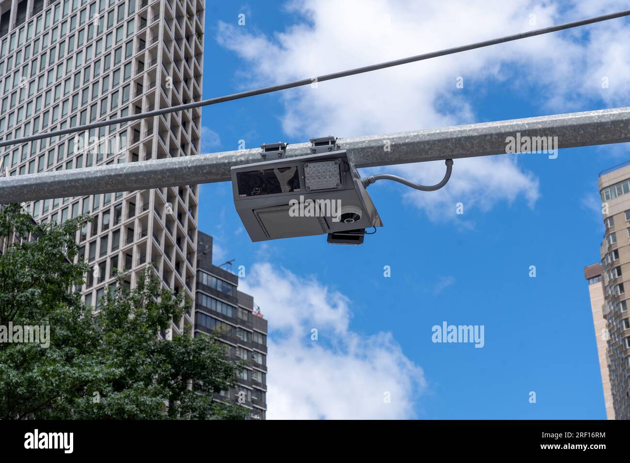 New York, United States. 30th July, 2023. Newly installed Congestion ...