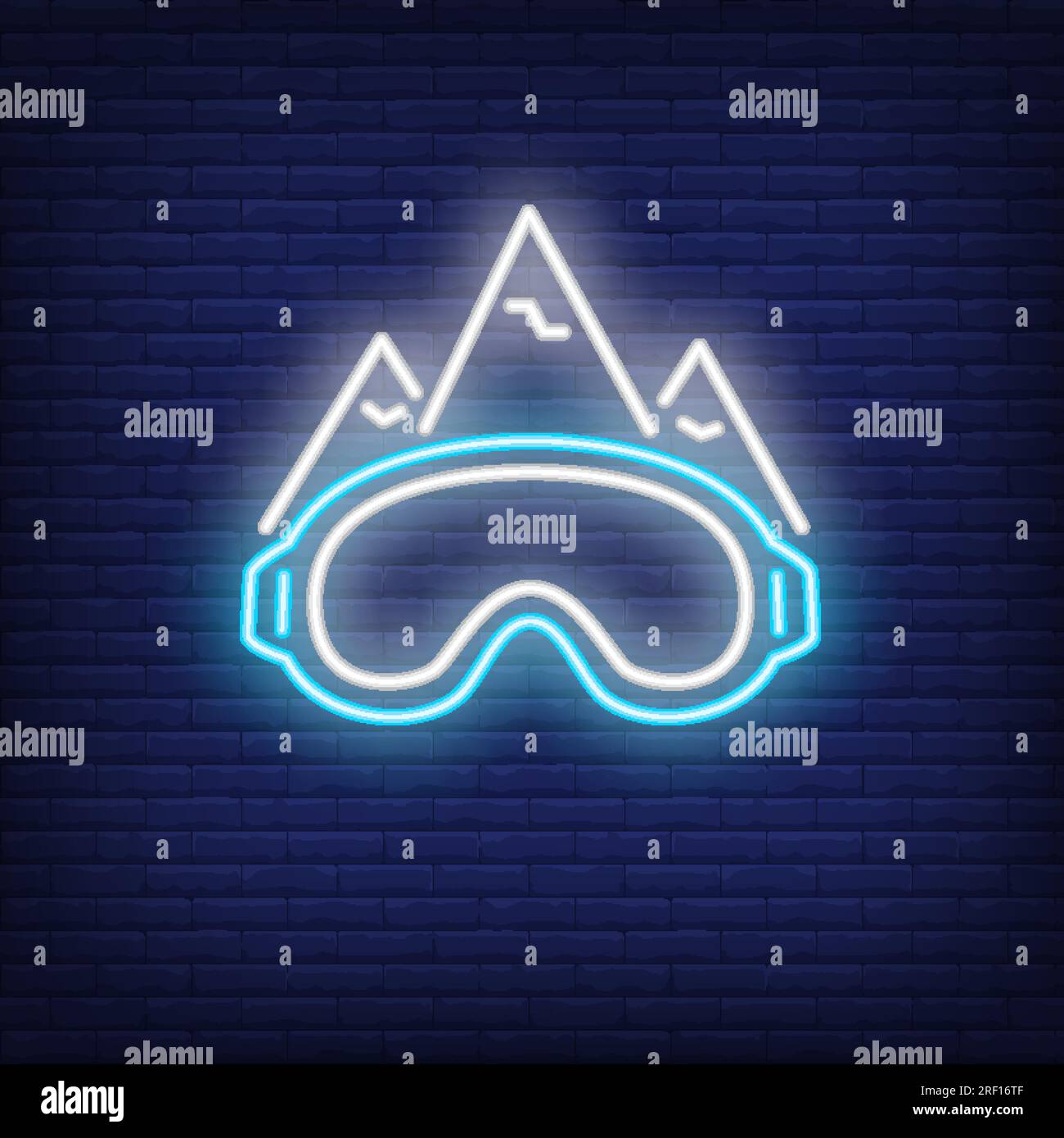 Mountain slope in light Stock Vector Images - Alamy