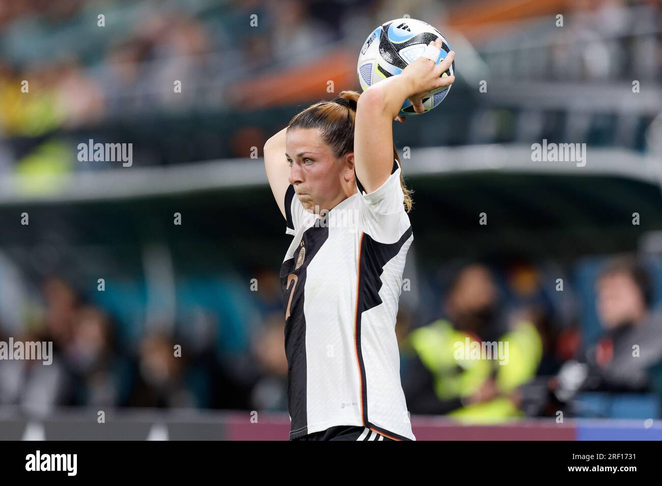 Sydney, Australia. 30th July, 2023. Chantal Hagel of Germany prepares ...
