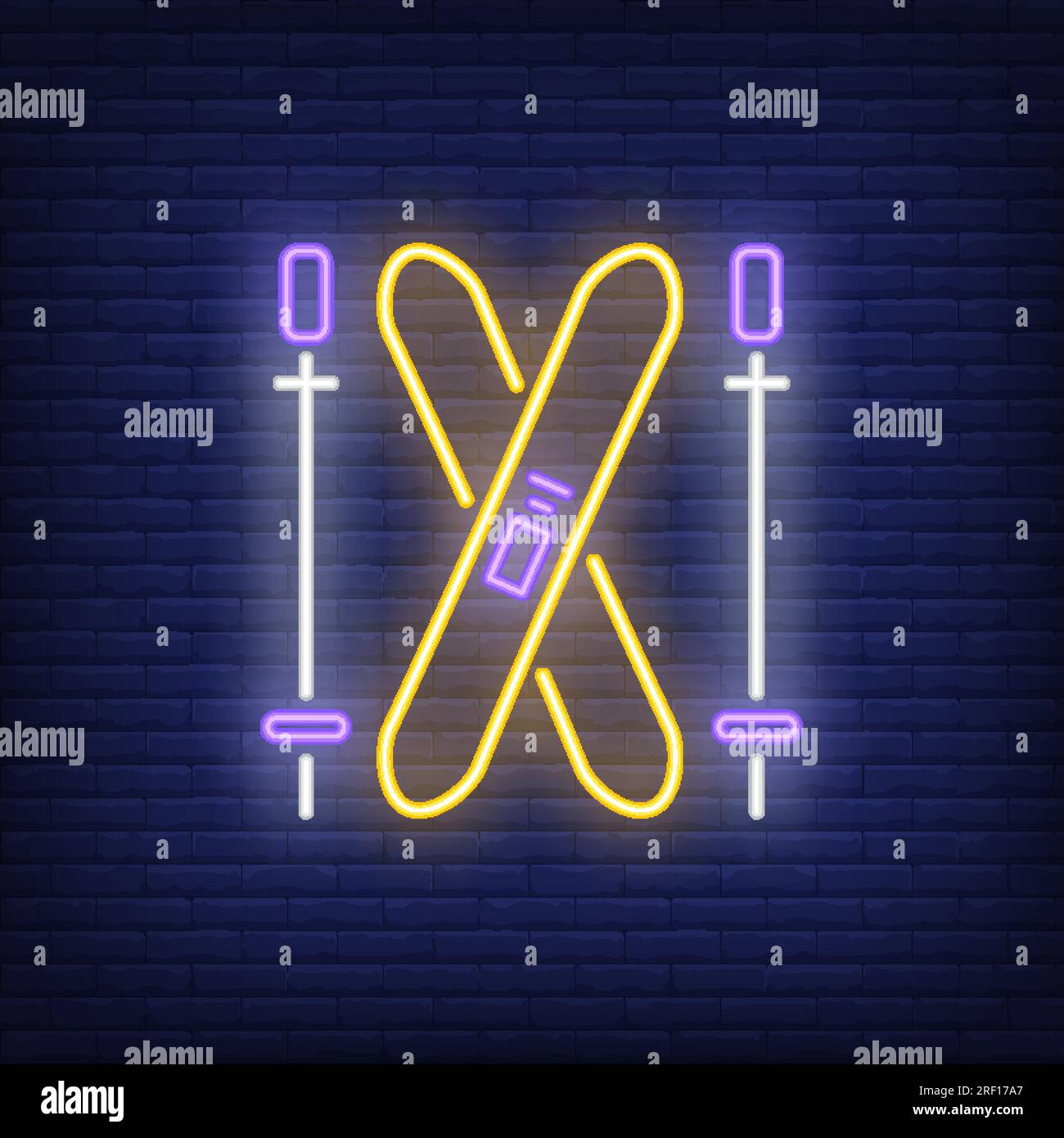 Neon poles Stock Vector Images - Alamy