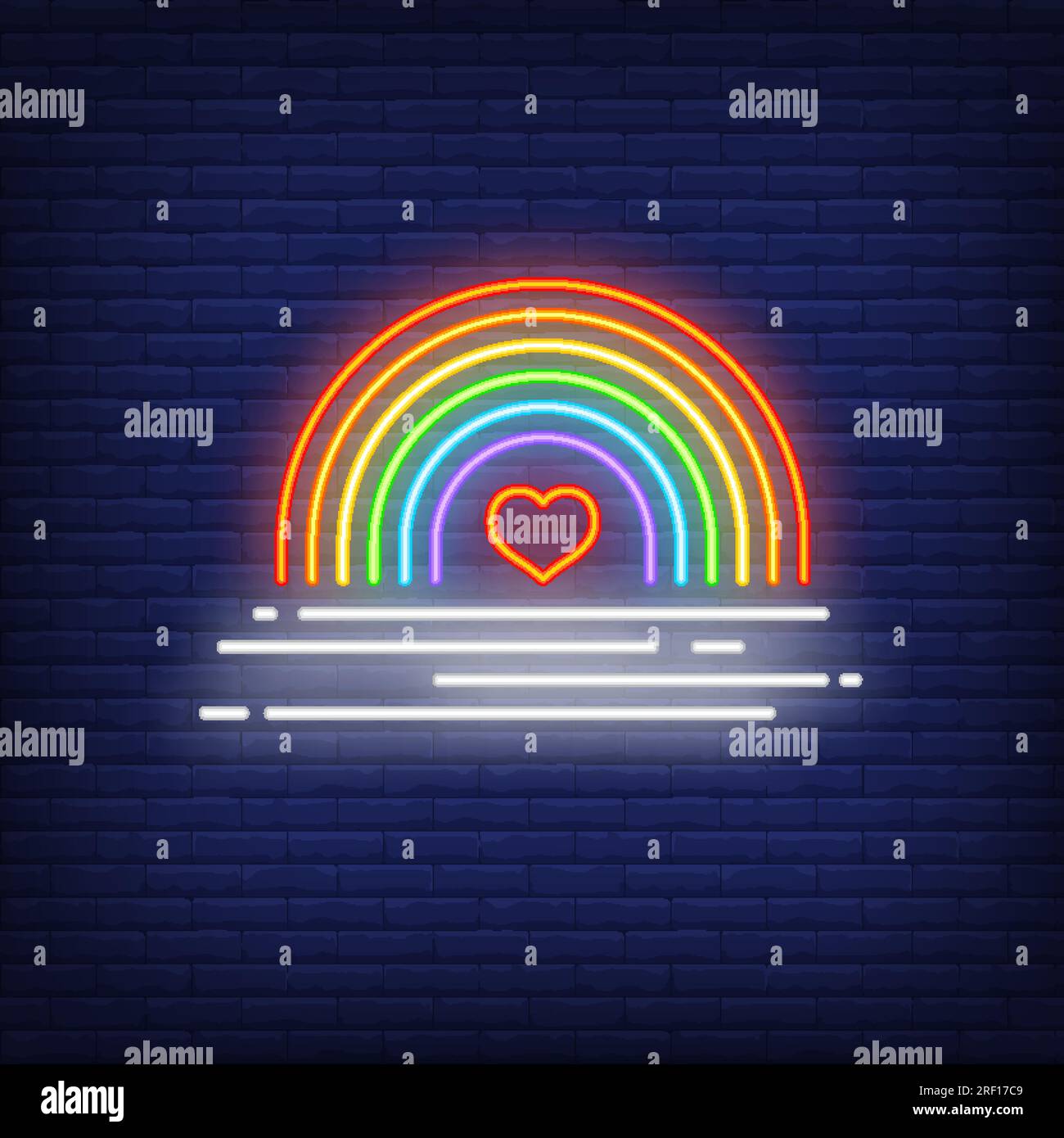 Signboard and rainbow Stock Vector Images - Alamy