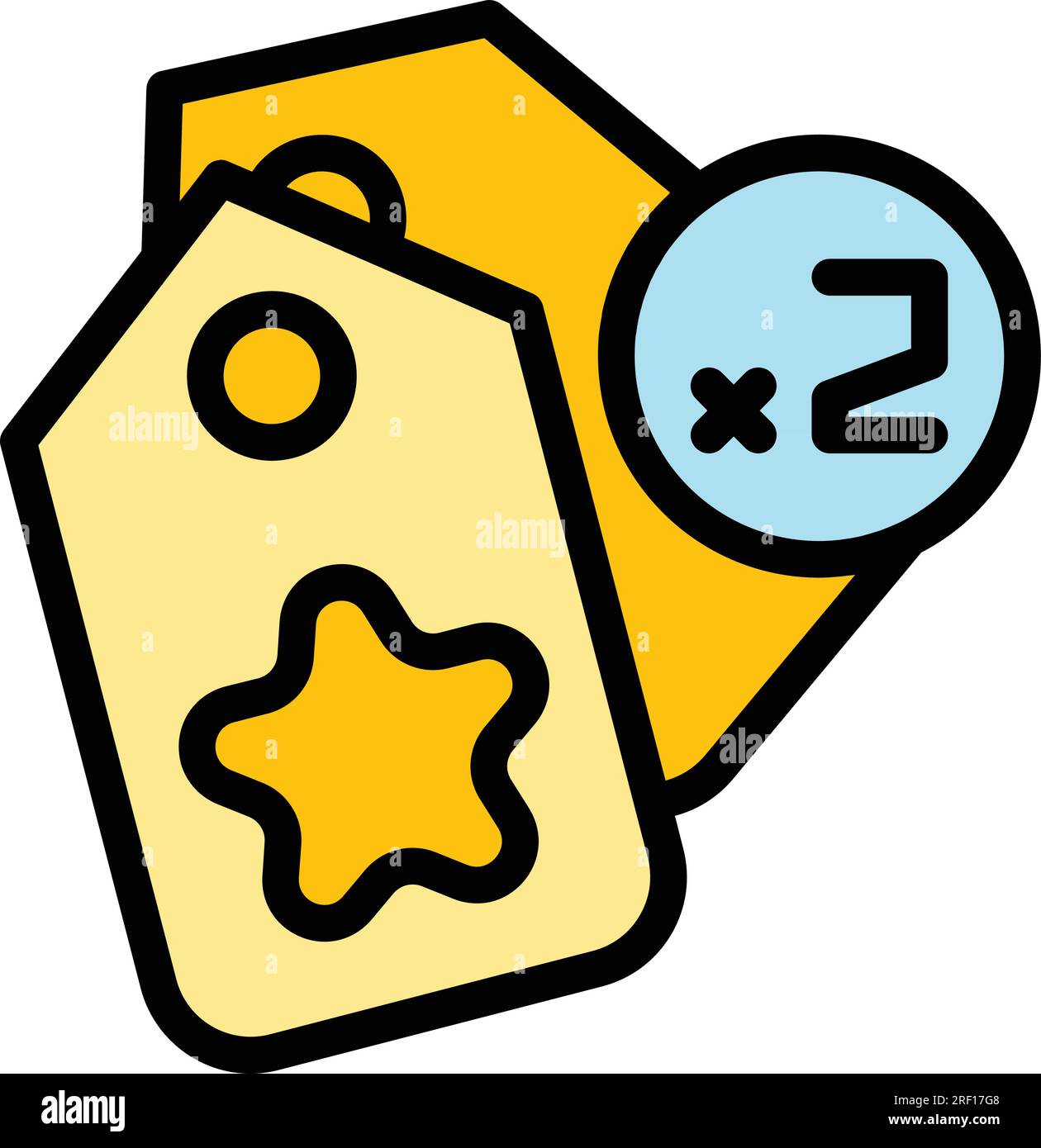 Reward bonus tag icon outline vector. Loyalty program. Customer program ...