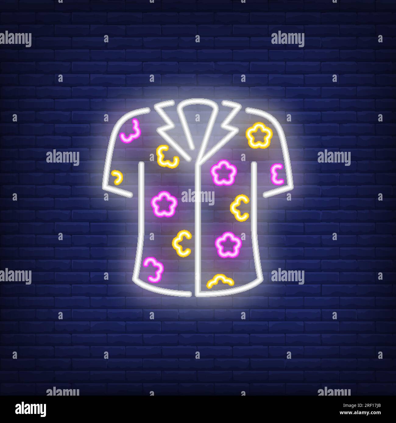 Hawaiian aloha shirt neon sign Stock Vector Image & Art - Alamy