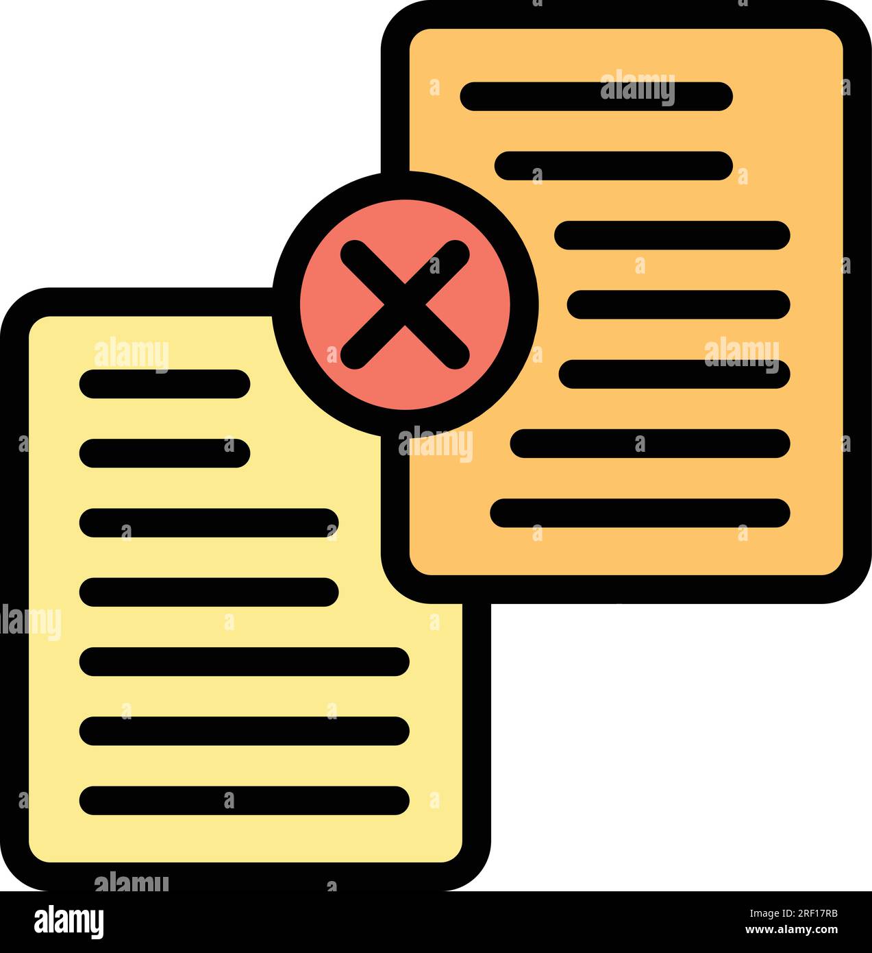 Document patent icon outline vector. Law copyright. Legal protection ...