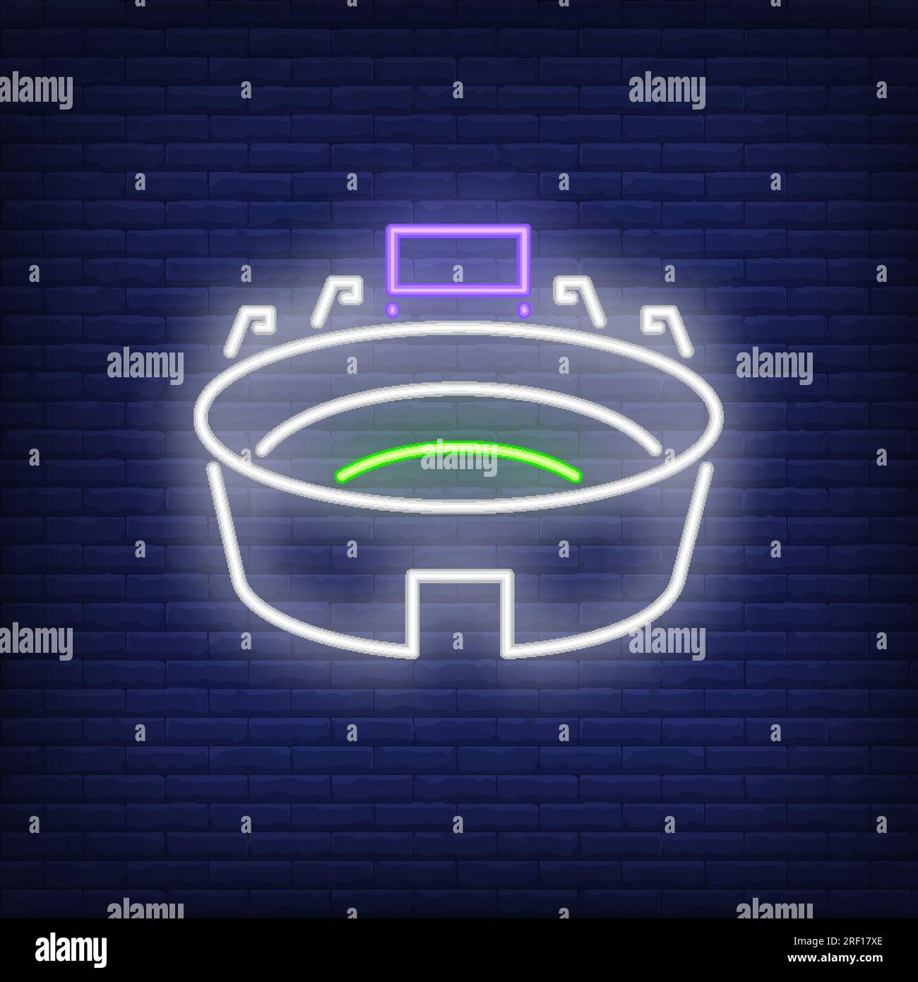 Football stadium neon sign Stock Vector Image & Art - Alamy