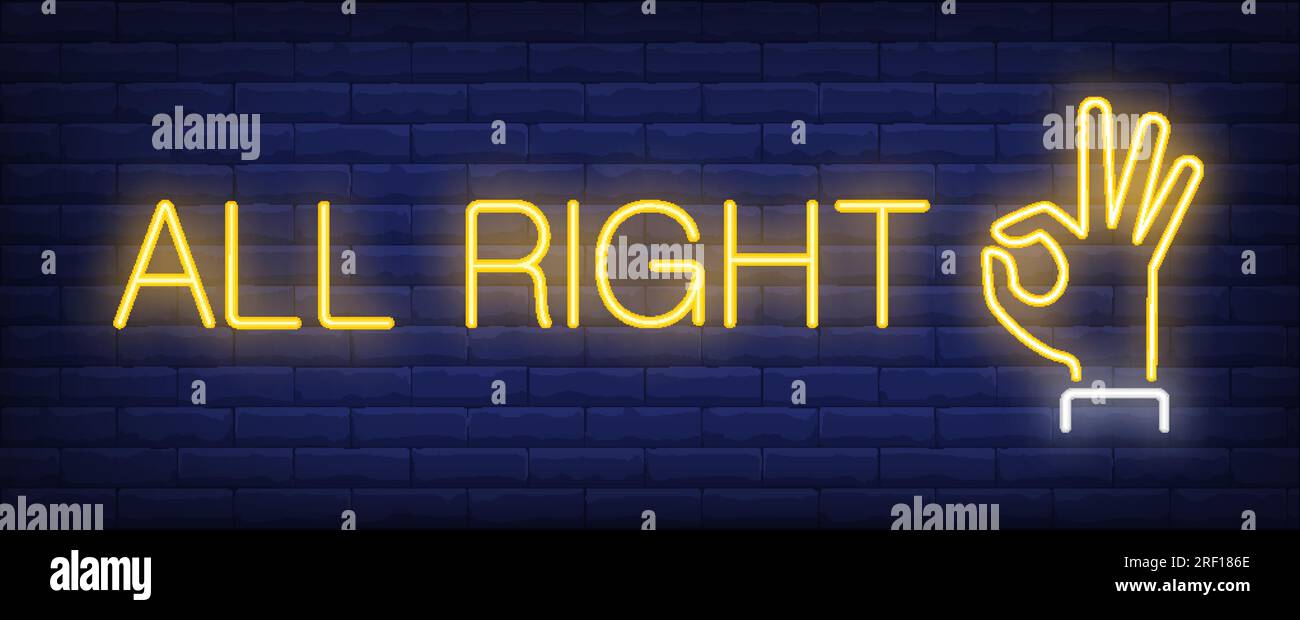 Finger glowing neon sign hi-res stock photography and images - Alamy