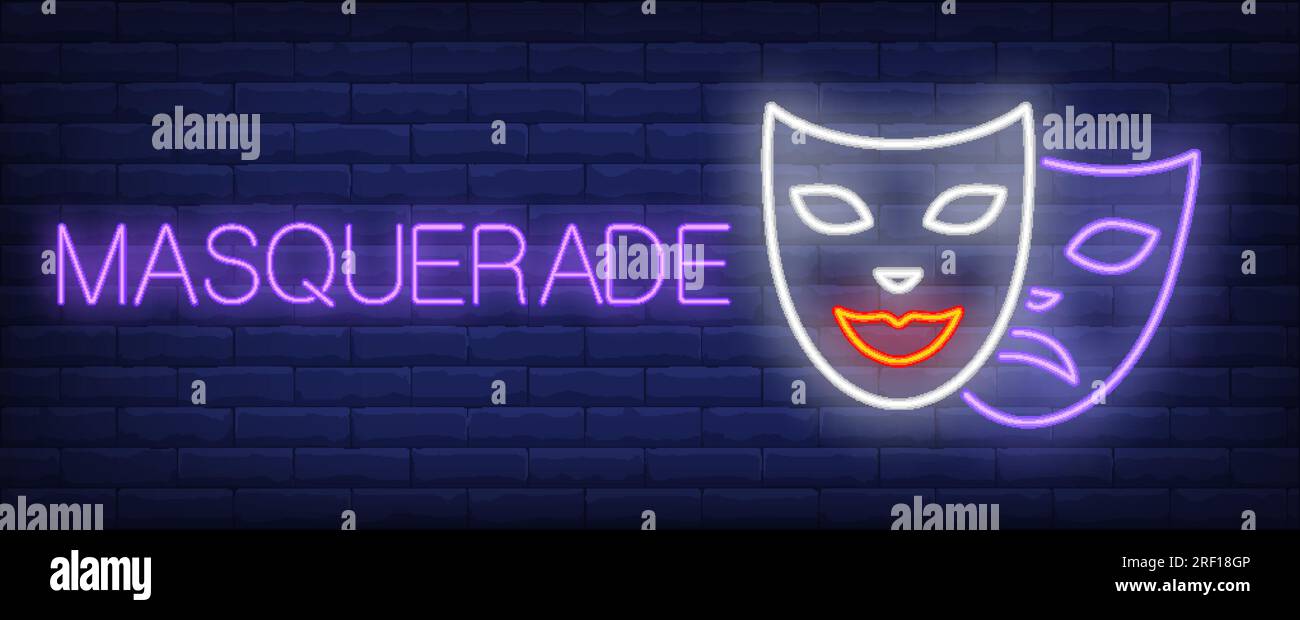 Masquerade ball sign Stock Vector Images - Alamy