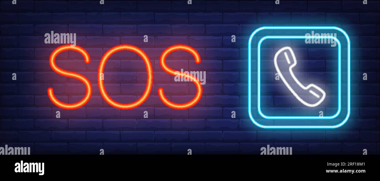 Night glow sos hi-res stock photography and images - Alamy