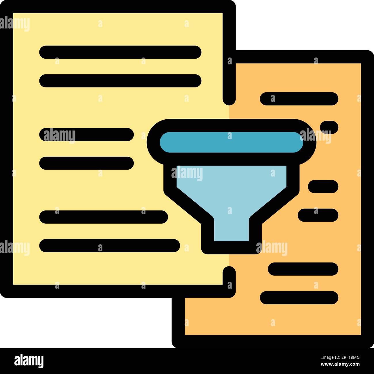 Test papers icon outline vector. Education development. Online system ...