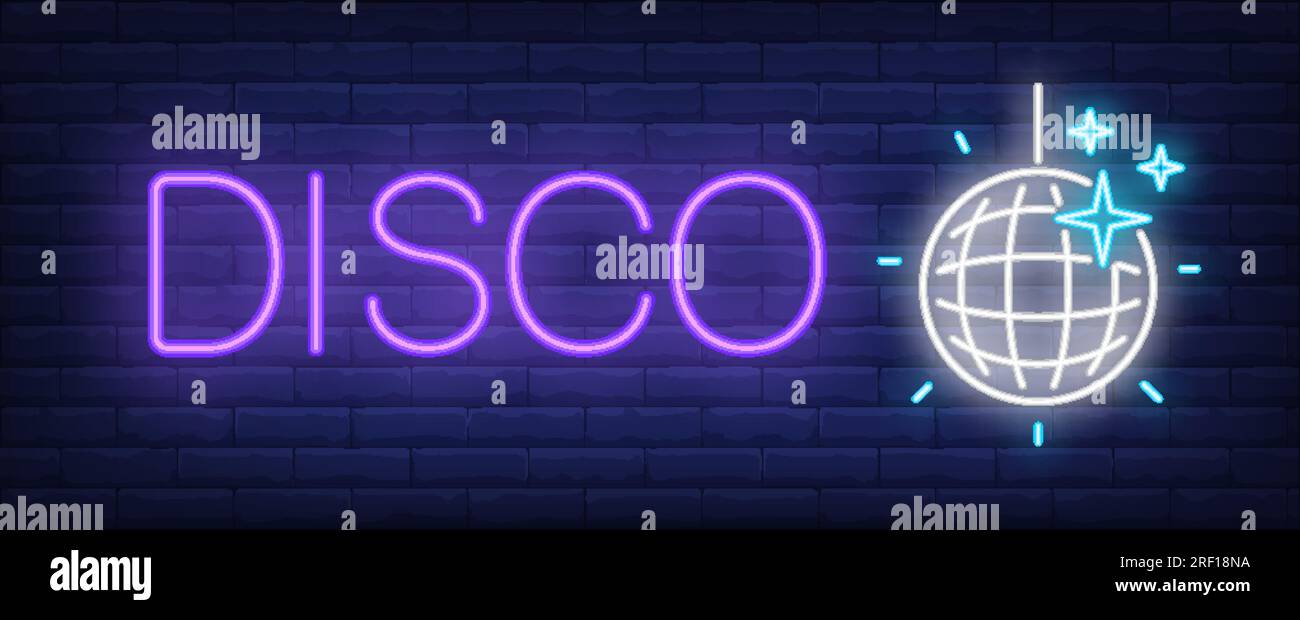 Shining disco ball Stock Vector Images - Alamy
