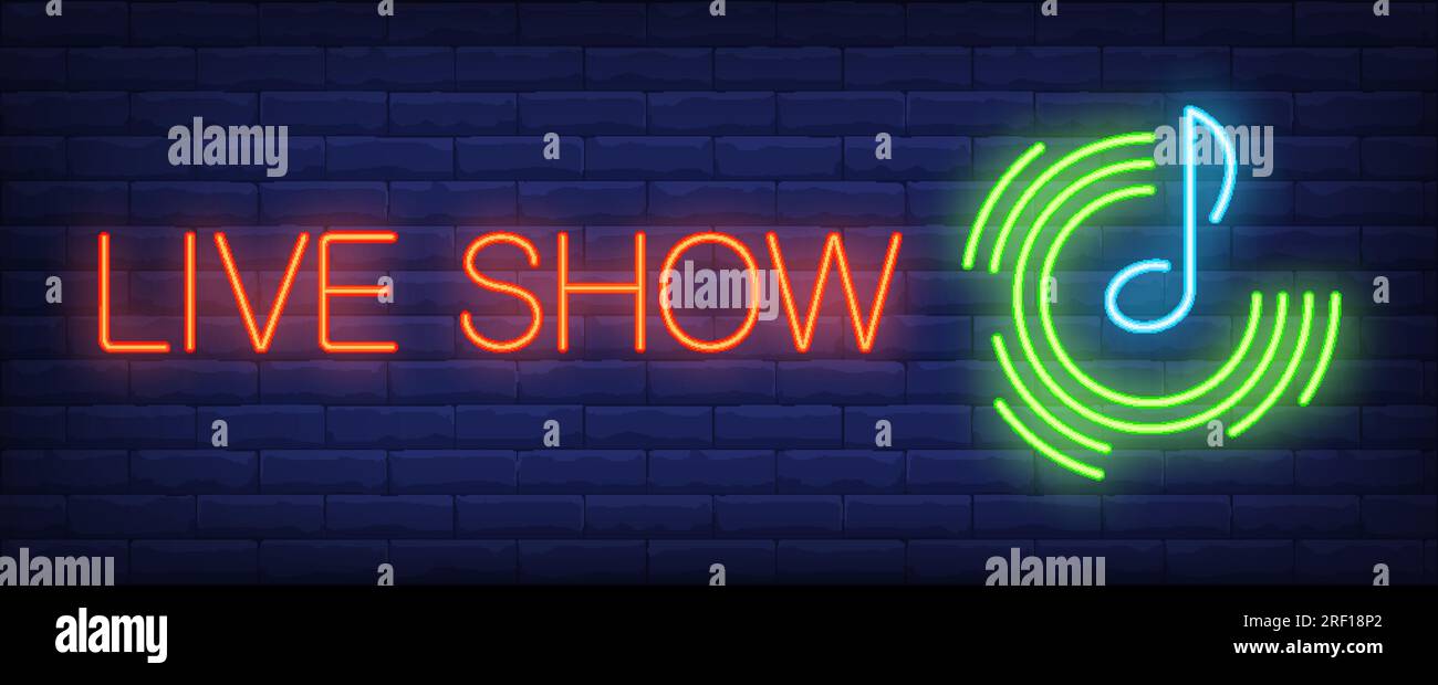 Live show Stock Vector Images - Alamy