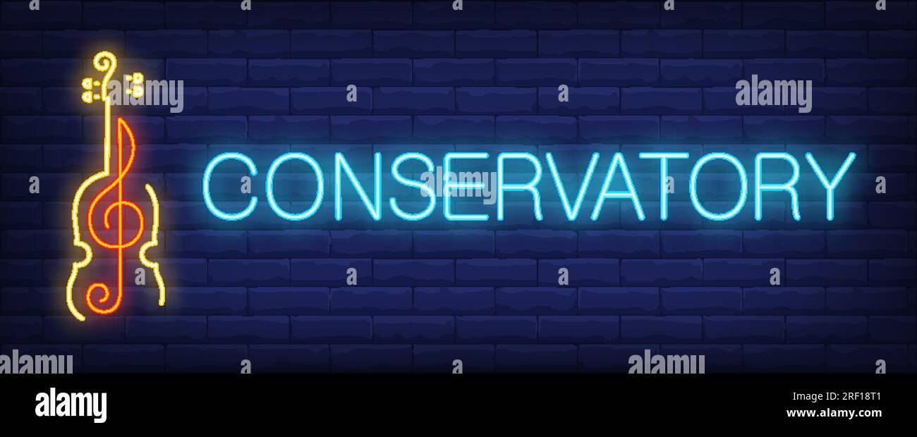 Conservatory neon sign Stock Vector Image & Art - Alamy