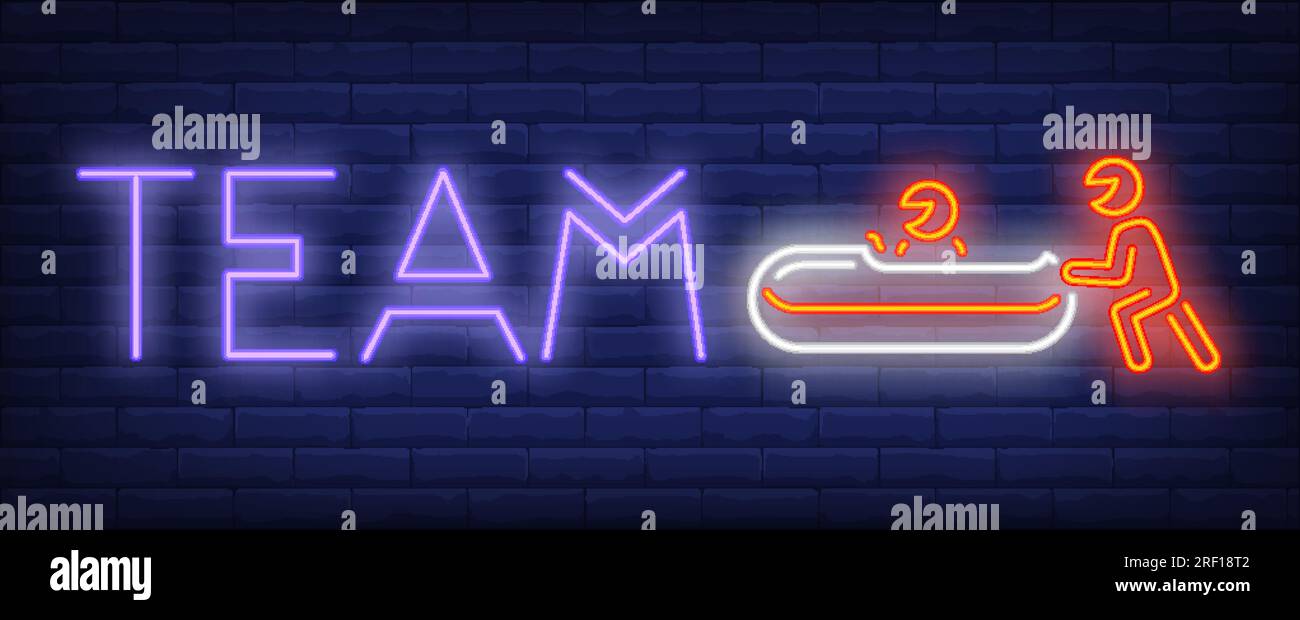 Team neon sign Stock Vector Image & Art - Alamy