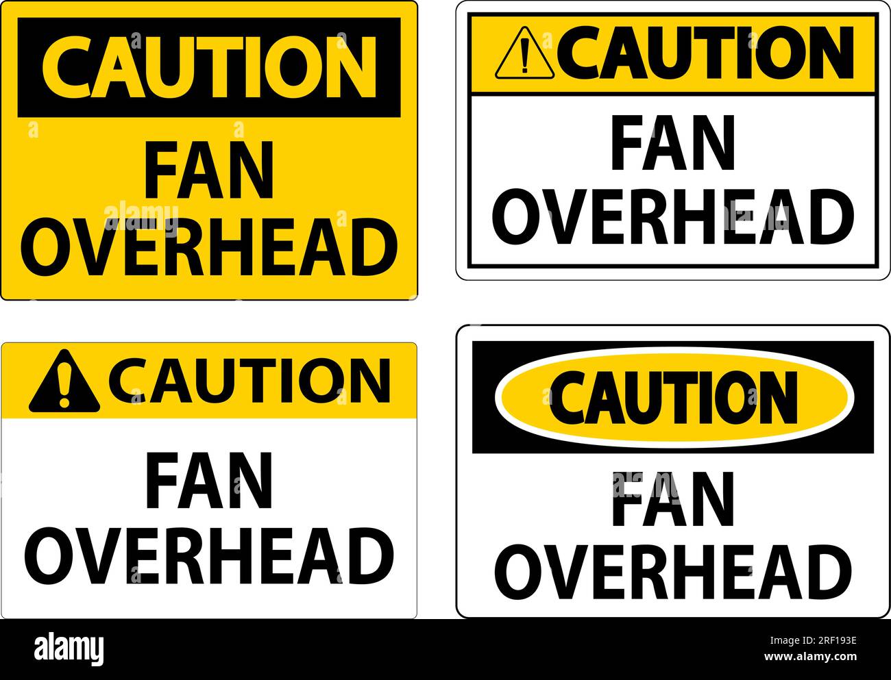 Caution above Cut Out Stock Images & Pictures - Alamy