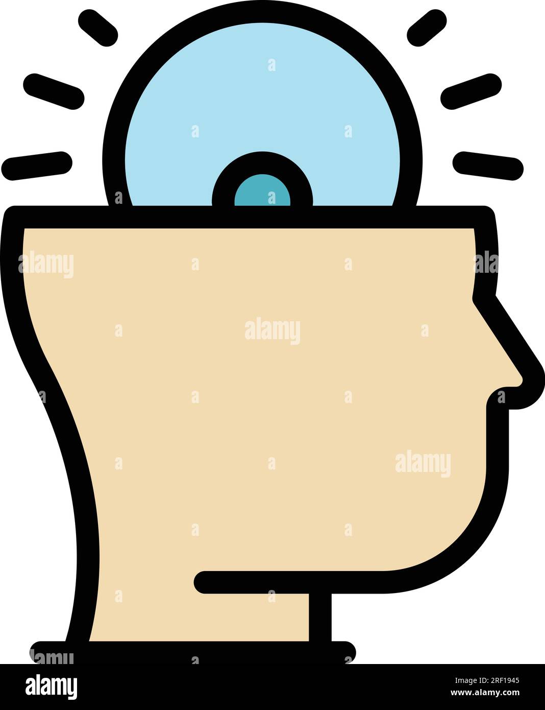 Personality critical thinking icon outline vector. Think mind. Skill ...