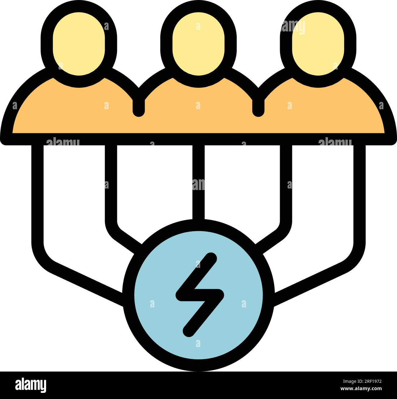 Group counseling icon outline vector. Stress skills. Behavior love ...