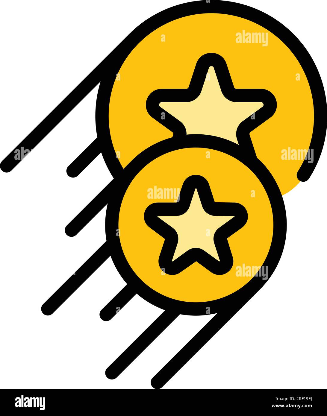 Take reward icon outline vector. Vip discount. Customer program color ...