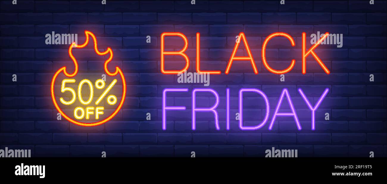 Label black friday fifty hi-res stock photography and images - Alamy