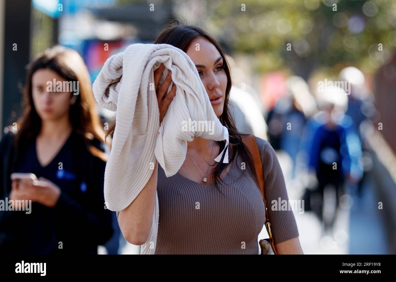Sydney, Australia. 31st July, 2023. Rachel Ciano, widow of former bike ...