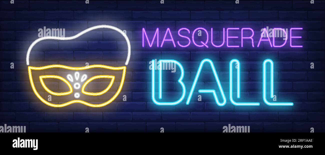 Masquerade ball sign hi-res stock photography and images - Alamy