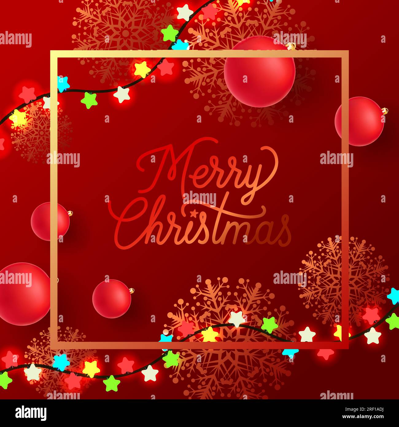 Merry Christmas creative leaflet design Stock Vector Image & Art - Alamy