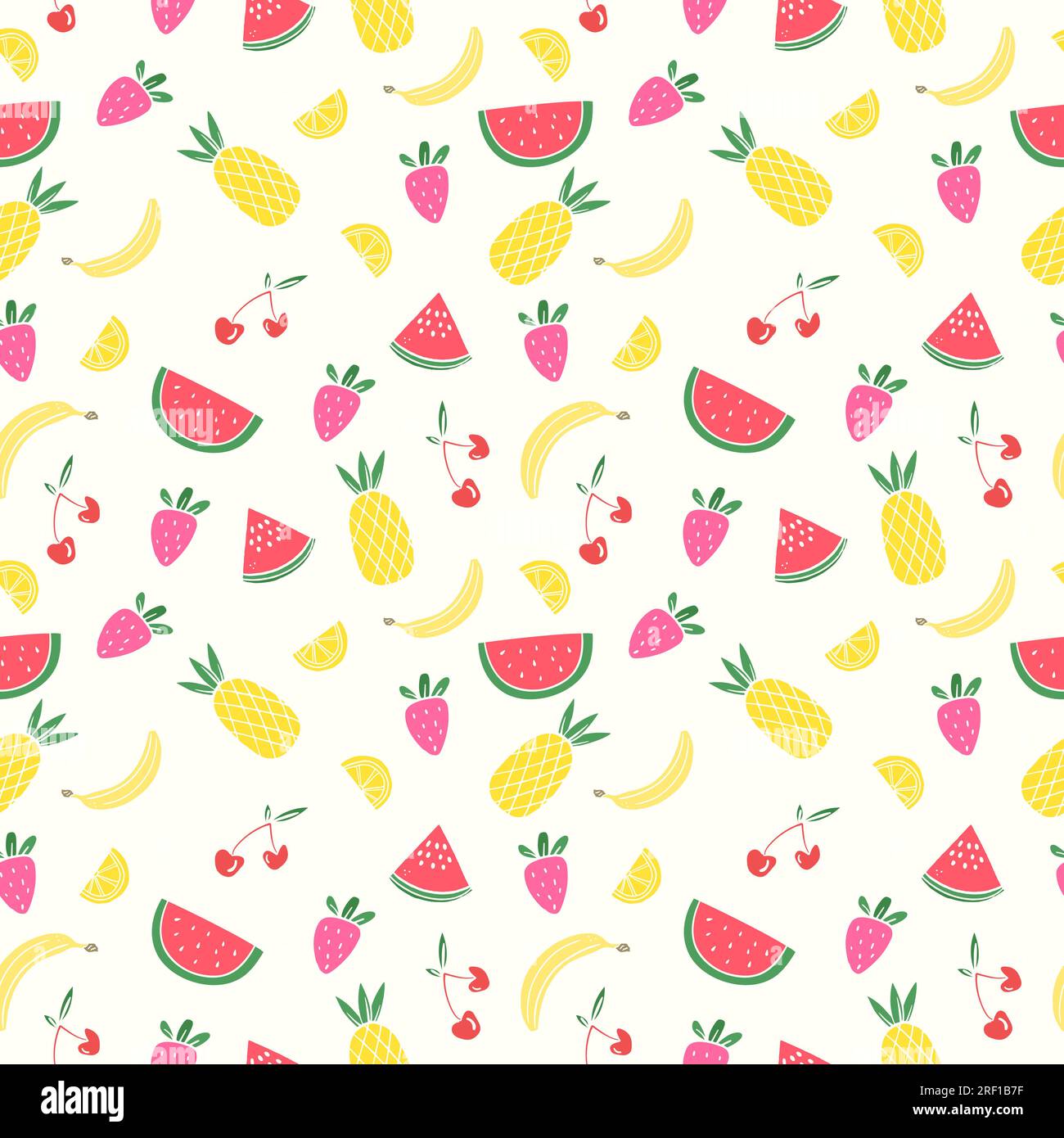 Summer fruit fruits Stock Vector Images - Alamy