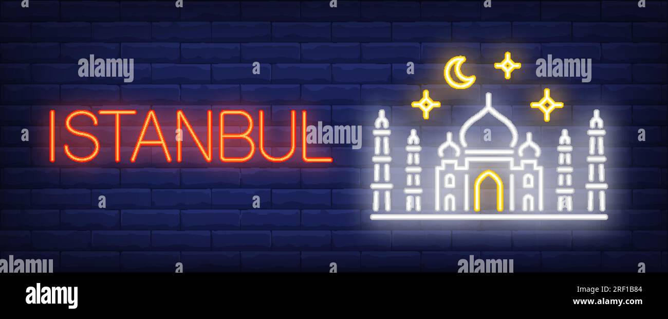 Istanbul neon sign Stock Vector Image & Art - Alamy