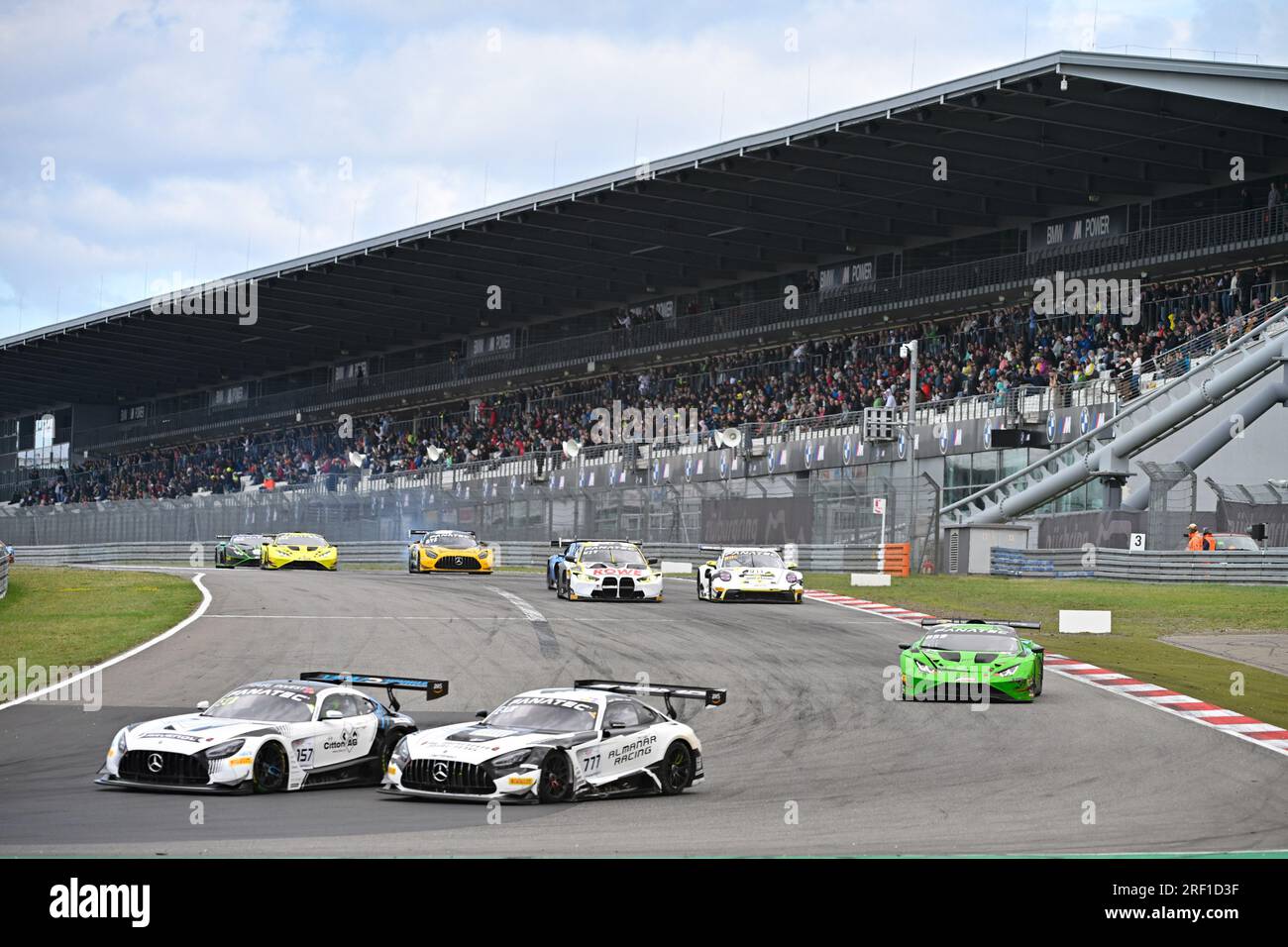 Nurbur, Germany. 30th July, 2023. Maro Engel, Luca Stolz, Fabian ...