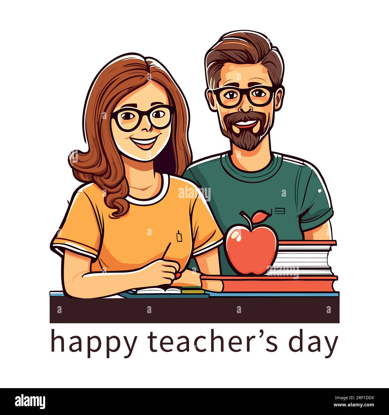 Free vector teachers day concept Stock Vector Image & Art - Alamy