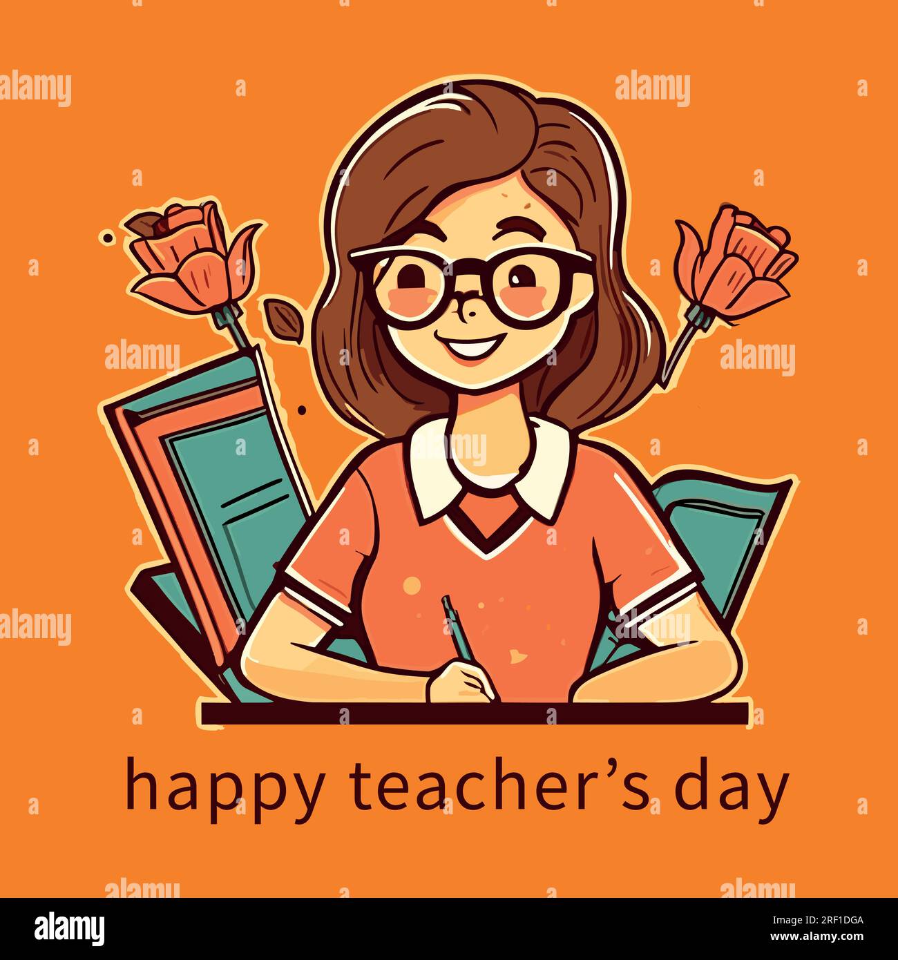 Free vector teachers day concept Stock Vector Image & Art - Alamy
