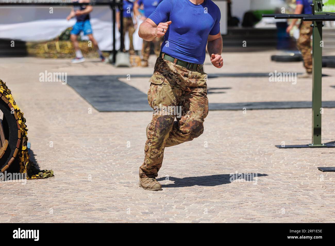 Military Training: Fitness Workout and Activities Stock Photo - Alamy