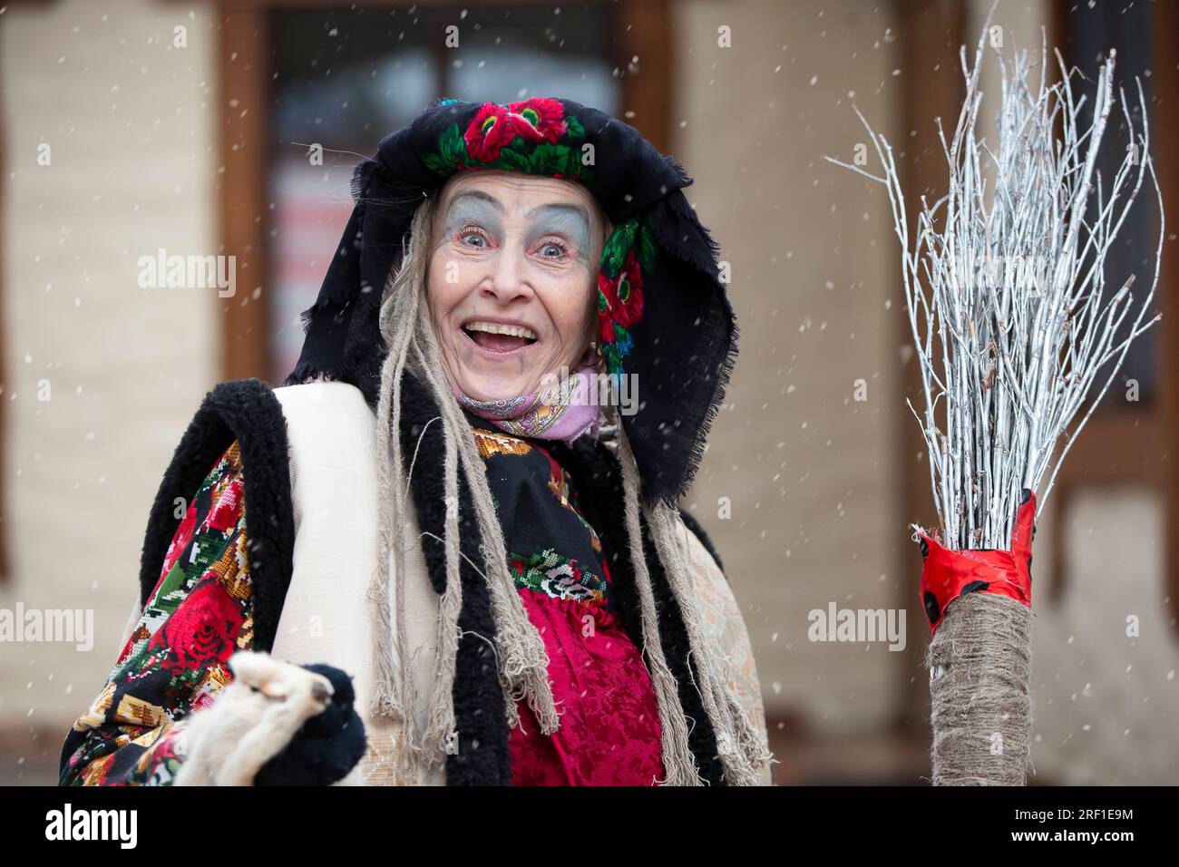 Baba Yaga. Fairy tale character evil grandmother from Russian fairy ...