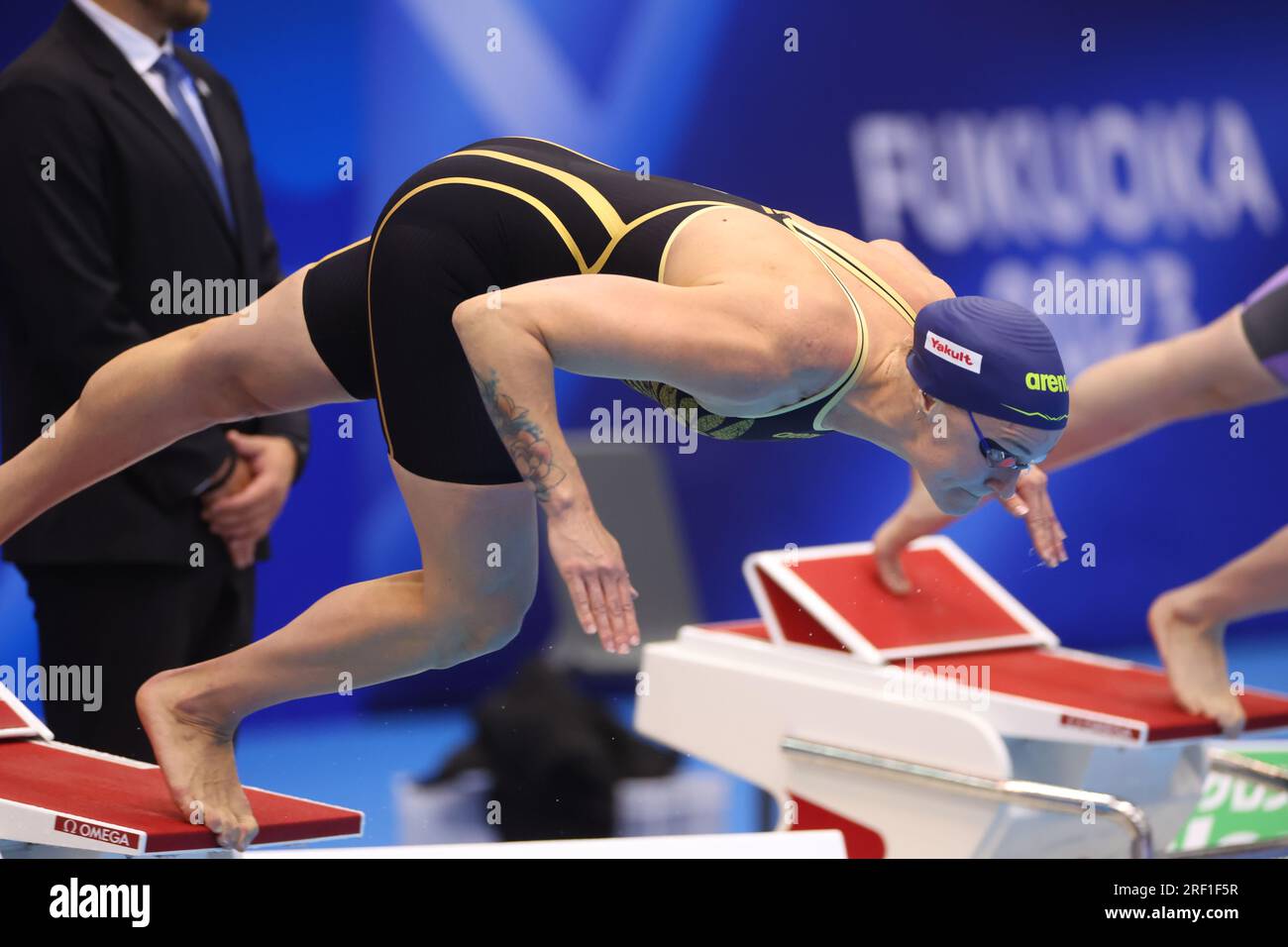 Sarah SJOESTROEM (SWE) competes in the Women 50m Freestyle swimming ...