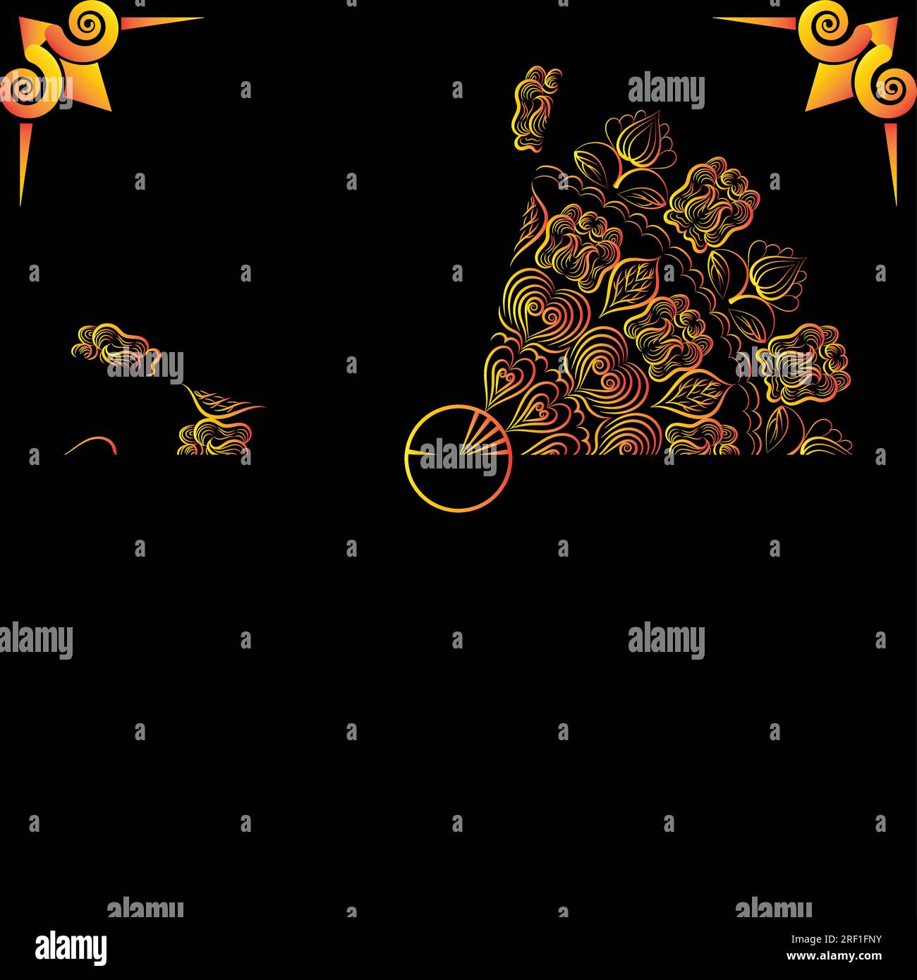 Eye-catching Mandala Vector Drawing Stock Vector Image & Art - Alamy