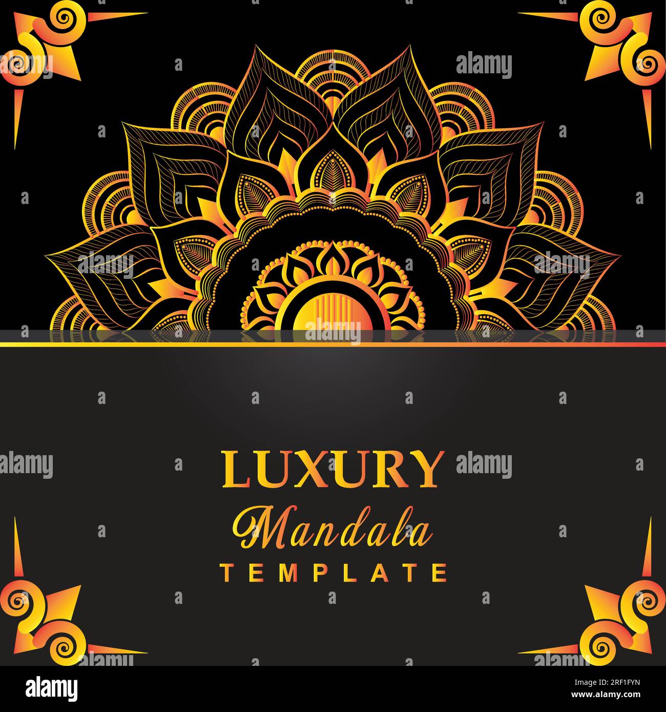 Vector mandala art Stock Vector Images - Alamy