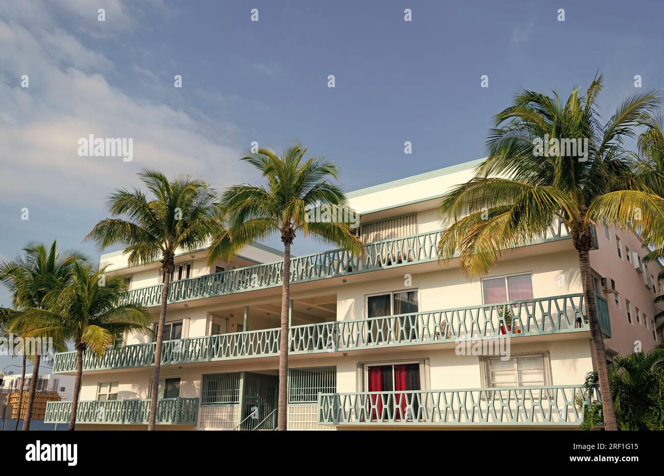 Miami south beach ocean drive building facade architecture. building ...